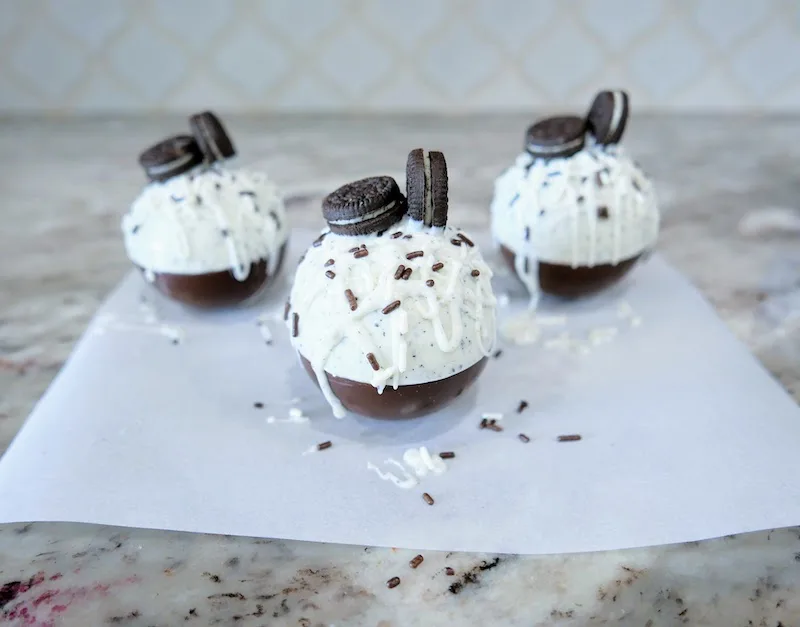 Oreo Hot Cocoa Bombs - From Val's Kitchen